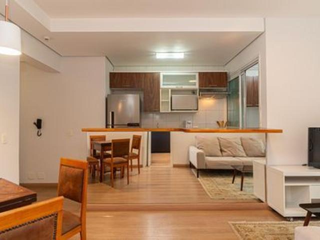 Apartamento para alugar com 55m², 1 quarto e 1 vaga