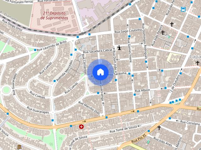 Apartamento para alugar com 65m², 2 quartos e 1 vaga