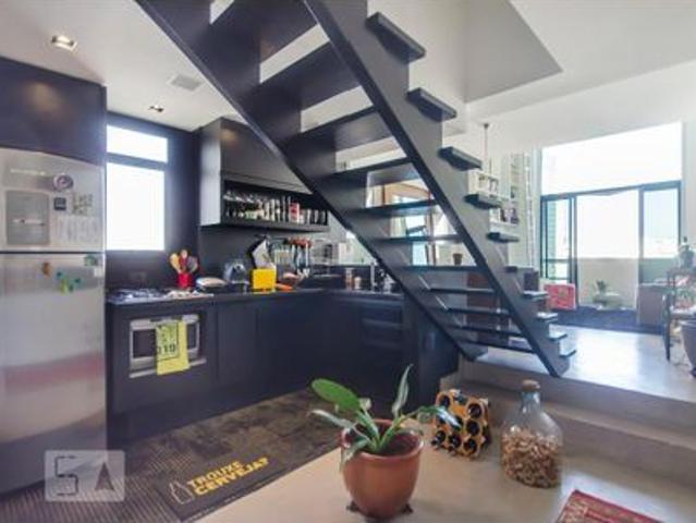 Apartamento para alugar com 74m², 1 quarto e 1 vaga
