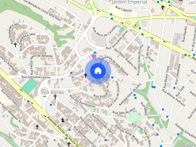 Apartamento para alugar em Vila Barão de 60.00m² com 2 Quartos, 1 Suite e 1 Garagem