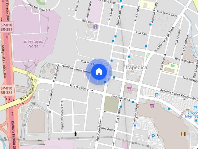 Apartamento para alugar em Vila Itapegica de 46.00m² com 2 Quartos