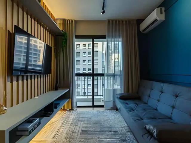Apartamento para alugar em Campinas, Cambuí, com 1 quarto, com 53 m², Habitat