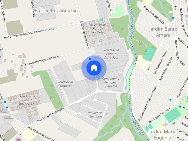 Apartamento para alugar em Caguassu de 45.00m² com 2 Quartos e 1 Garagem