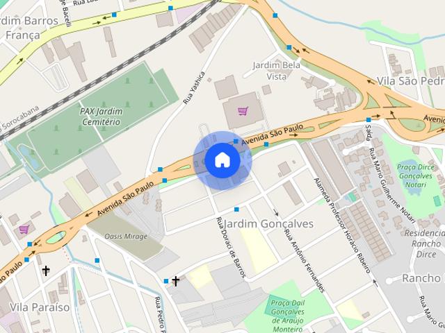 Apartamento para alugar em Jardim Gonçalves de 74.00m² com 2 Quartos e 1 Garagem