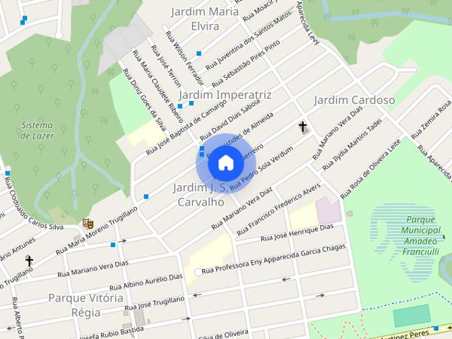 Apartamento para alugar em Jardim J S Carvalho de 20.00m² com 1 Quarto e 1 Garagem