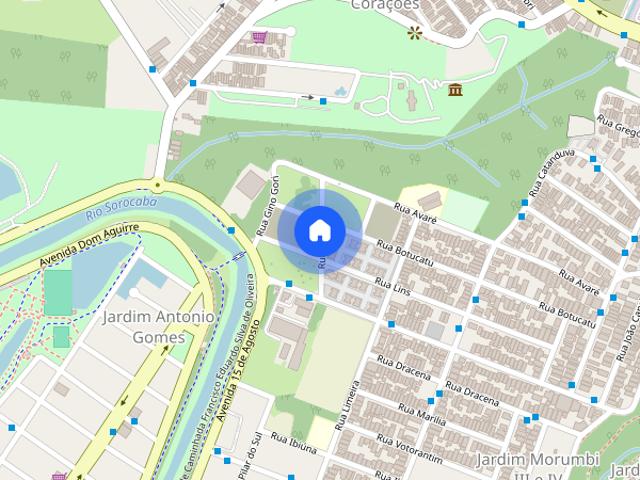 Apartamento para alugar em Jardim Leocádia de 50.00m² com 2 Quartos e 1 Garagem