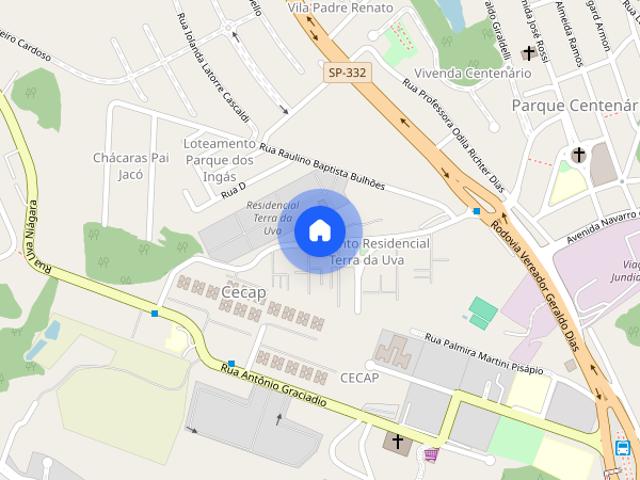 Apartamento para alugar em Residencial Terra Da Uva de 53.00m² com 2 Quartos e 1 Garagem