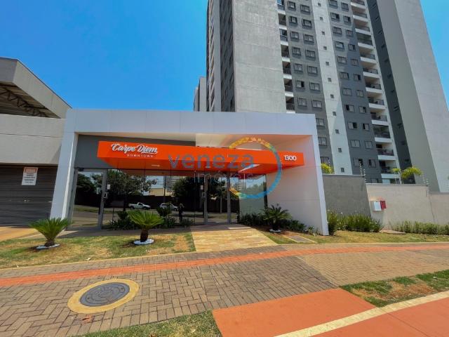 Apartamento para alugar no Ed Carpe Diem Downtown na região Leste de Londrina com 2 quartos e sacada