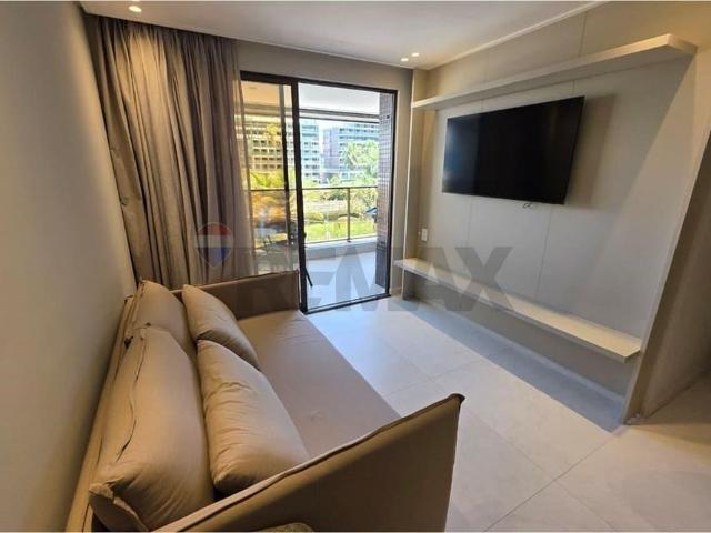 Apartamento para alugar pé na areia na Praia de Ponta Campina. 206B