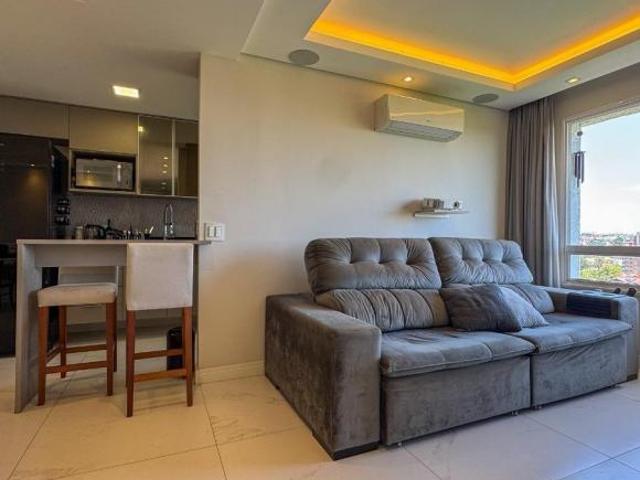 Apartamento para comprar de frente andar alto 68 m2, 2 dormitórios 1 suíte 1 vaga garagem portaria 2
