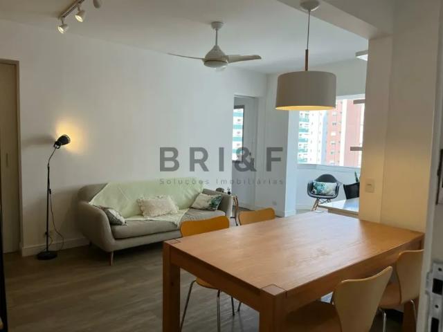 Apartamento para locação, 52m², 1 suíte, lavabo, 1 vaga mobiliado