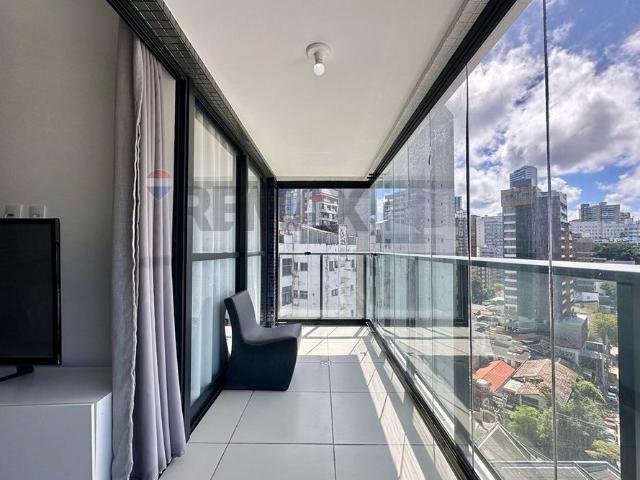 Apartamento para locação 1 Quarto, Mobiliado, 1 vaga de garagem rotativa – Barra – R$ 3.220,00