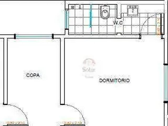 Apartamento para Locação em Taubaté/SP Centro 1 Quartos