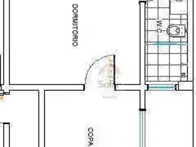 Apartamento para Locação em Taubaté/SP Centro 1 Quartos