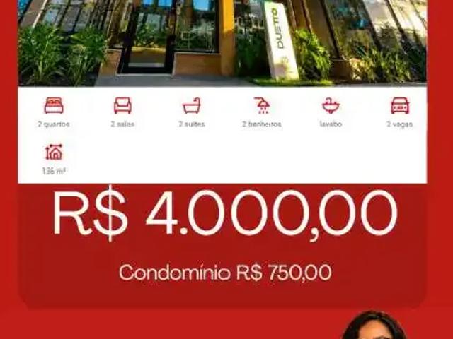 Apartamento para Locação em Aracaju/SE Farolândia 2 Quartos