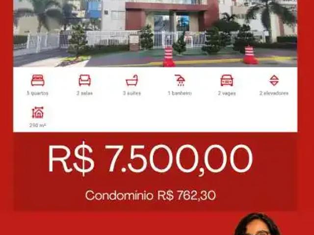 Apartamento para Locação em Aracaju/SE Jardins 3 Quartos