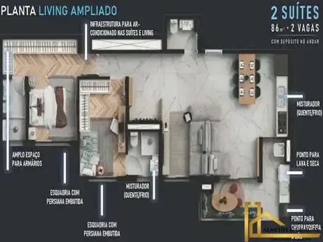 Apartamento para Locação em Barueri/SP Alphaville Empresarial 2 Quartos