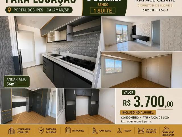 Apartamento para Locação em Cajamar/SP Portais Polvilho 3 Quartos