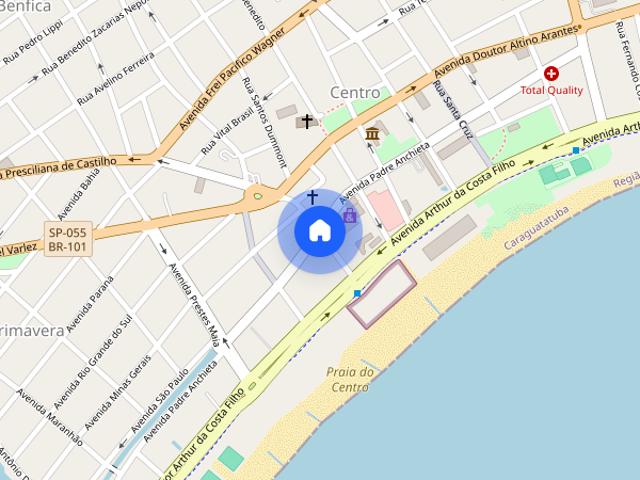 Apartamento para Locação em Caraguatatuba, Centro, 1 dormitório, 1 suíte, 1 banheiro