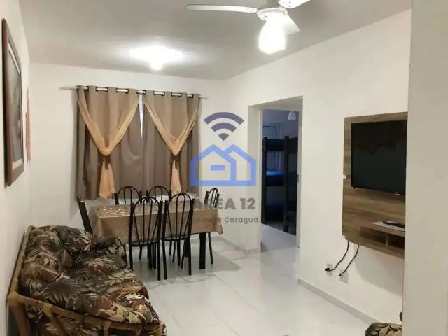 Apartamento para Locação em Caraguatatuba/SP Vila Balneário Santa Martha 2 Quartos