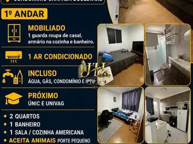Apartamento para Locação em Cuiabá/MT Grande Terceiro 2 Quartos