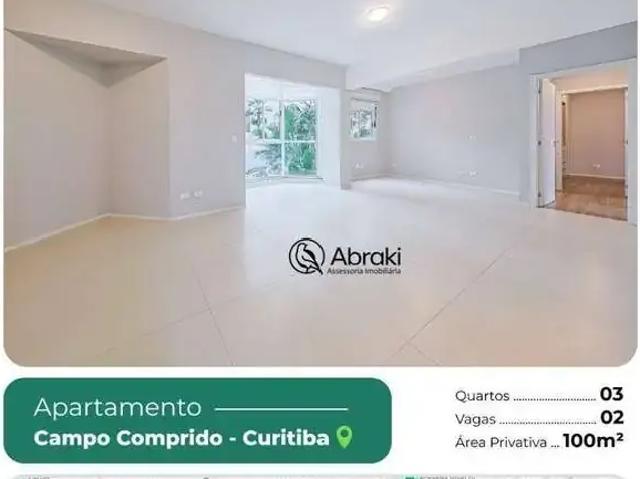Apartamento para Locação em Curitiba/PR Mossunguê 3 Quartos