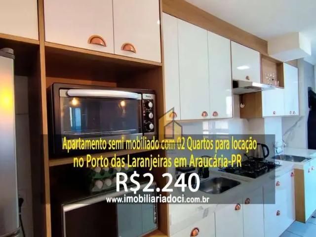 Apartamento para Locação em Curitiba/PR Novo Mundo 2 Quartos