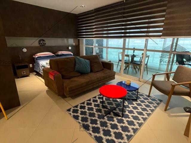 Apartamento para locação em frente ao shopping Anália franco, 55 m², 01 quarto,sala integrada a varanda gourmet, 02 vagas fixas.totalmente mobiliado