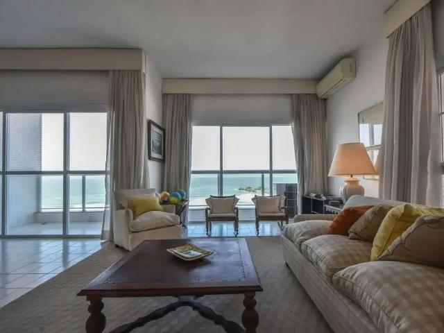 Apartamento para Locação em Guarujá/SP Pitangueiras 3 Quartos