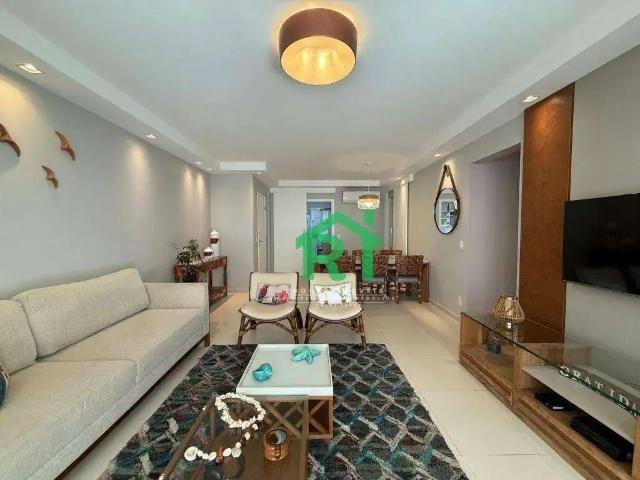 Apartamento para Locação em Guarujá/SP Pitangueiras 3 Quartos