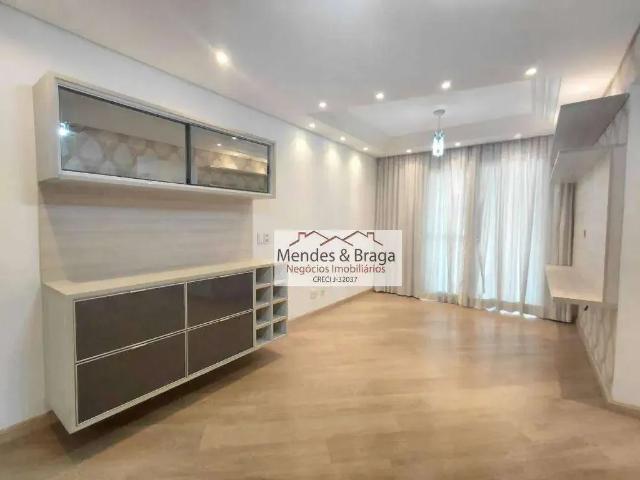 Apartamento para Locação em Guarulhos/SP Vila Augusta 3 Quartos