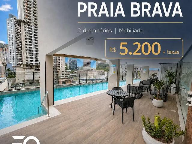 Apartamento para Locação em Itajaí/SC Praia Brava 2 Quartos