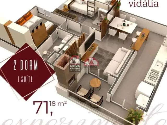 Apartamento para Locação em Jacareí/SP Vila Aprazível 2 Quartos