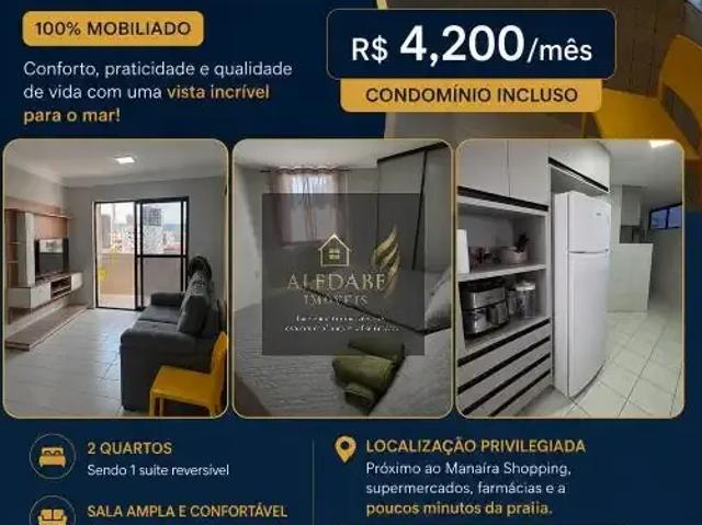 Apartamento para Locação em João Pessoa/PB Aeroclube 2 Quartos