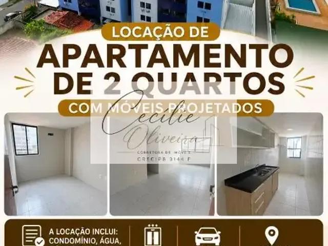 Apartamento para Locação em João Pessoa/PB Expedicionários 2 Quartos