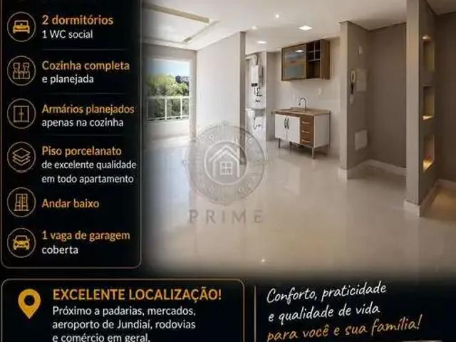 Apartamento para Locação em Jundiaí/SP Recanto Quarto Centenário 2 Quartos