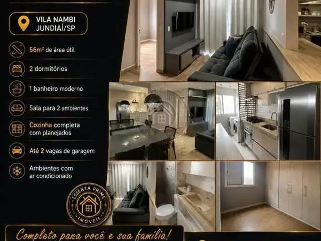 Apartamento para Locação em Jundiaí/SP Vila Nambi 2 Quartos