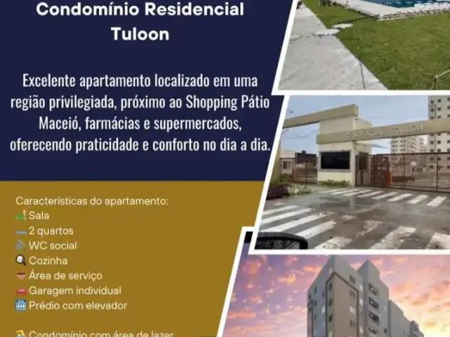 Apartamento para Locação em Maceió/AL Tabuleiro do Martins 2 Quartos