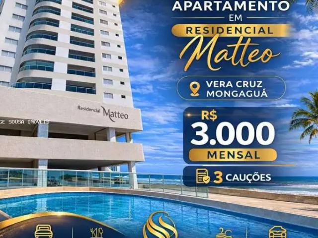 Apartamento para Locação em Mongaguá, Vera Cruz, 2 dormitórios, 1 suíte, 1 banheiro, 1 vaga