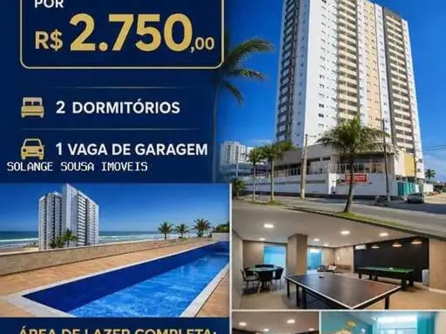 Apartamento para Locação em Mongaguá/SP Jardim Praia Grande 2 Quartos