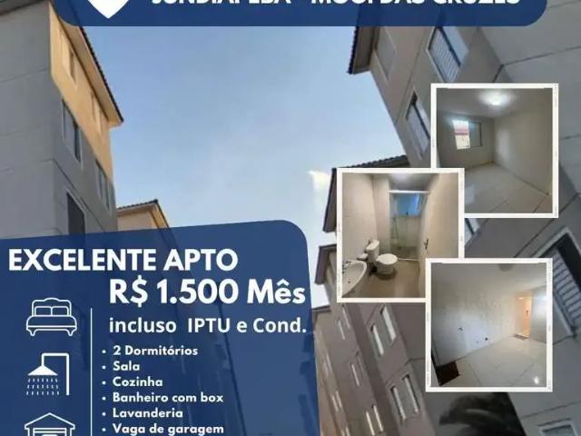 Apartamento para Locação em Mogi das Cruzes/SP Jundiapeba 2 Quartos