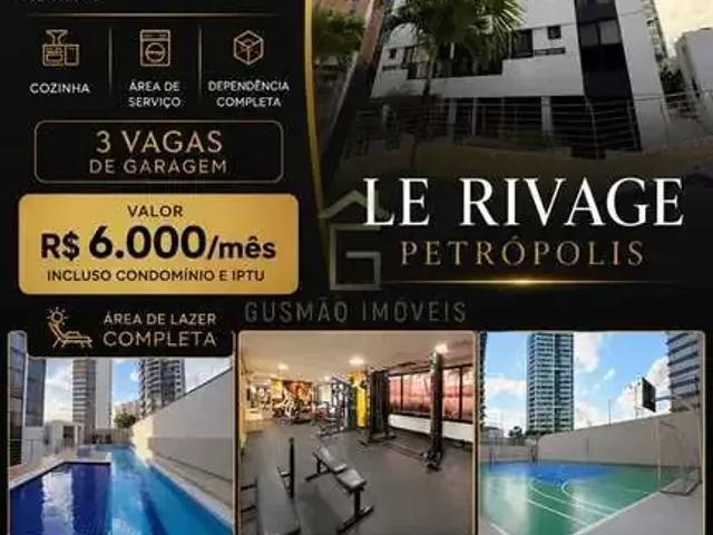 Apartamento para Locação em Natal/RN Petrópolis 3 Quartos