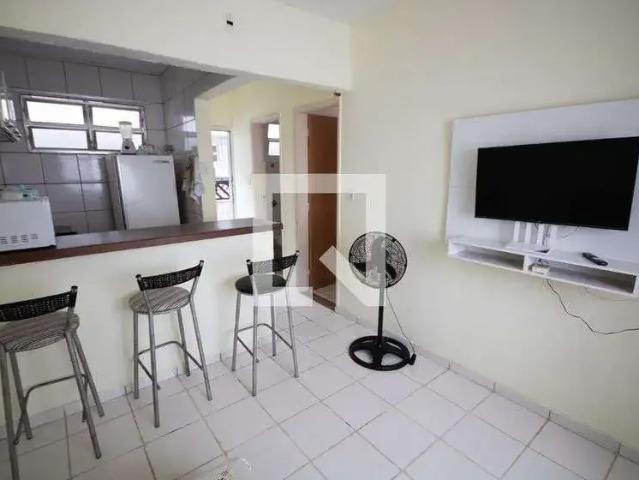 Apartamento para Locação em Praia Grande/SP Vila Caiçara 1 Quartos