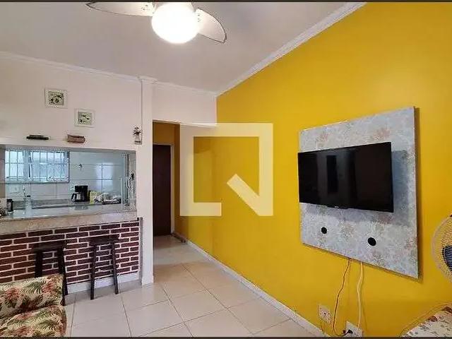 Apartamento para Locação em Praia Grande/SP Vila Caiçara 1 Quartos