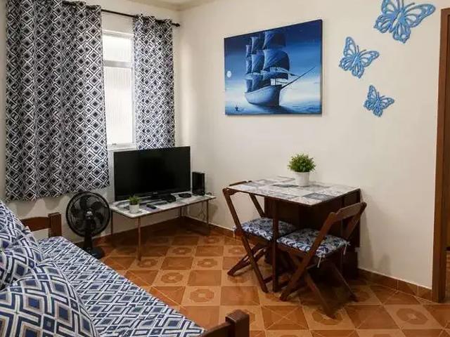 Apartamento para Locação em Praia Grande/SP Cidade Ocian 1 Quartos
