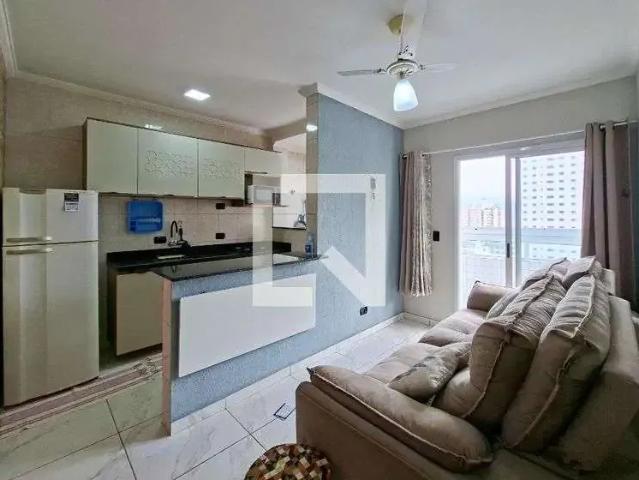 Apartamento para Locação em Praia Grande/SP Cidade Ocian 1 Quartos