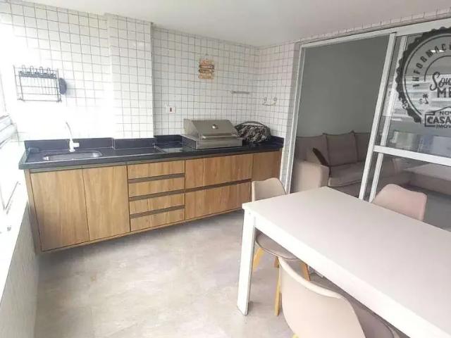 Apartamento para Locação em Praia Grande/SP Guilhermina 3 Quartos