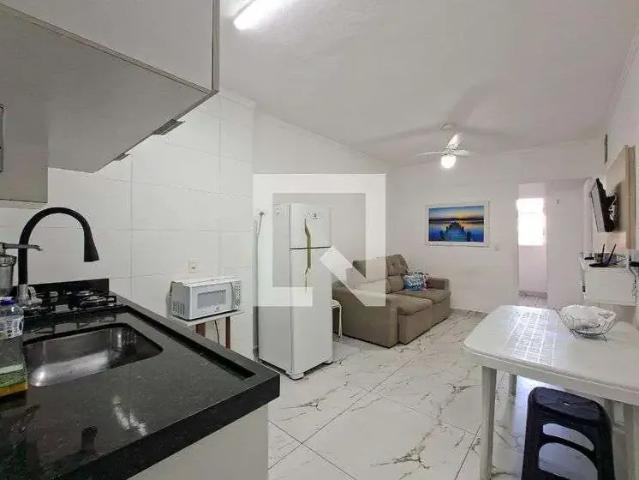 Apartamento para Locação em Praia Grande/SP Nova Mirim 1 Quartos