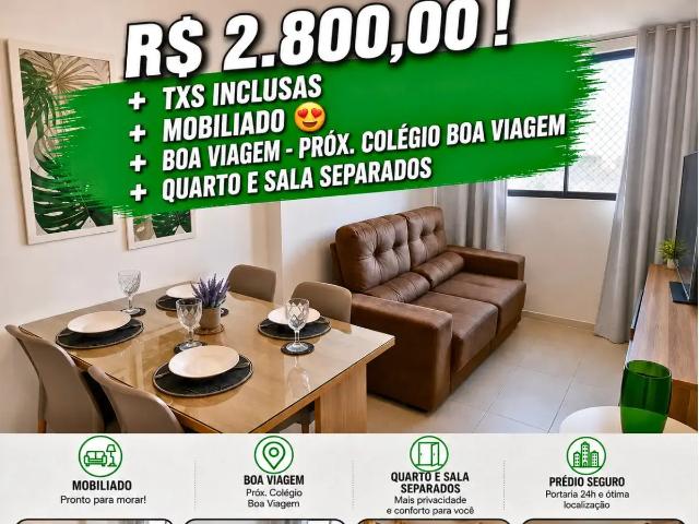 Apartamento para Locação em Recife/PE Boa Viagem 1 Quartos