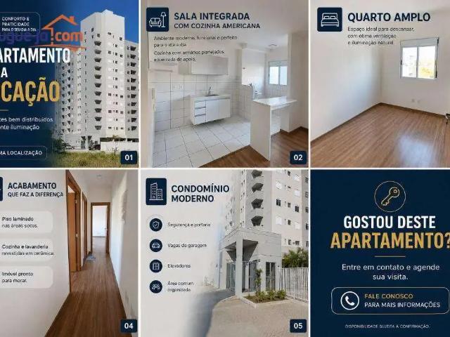 Apartamento para Locação em São José dos Campos/SP Condomínio Residencial Colinas do Paratehy 2 Quartos